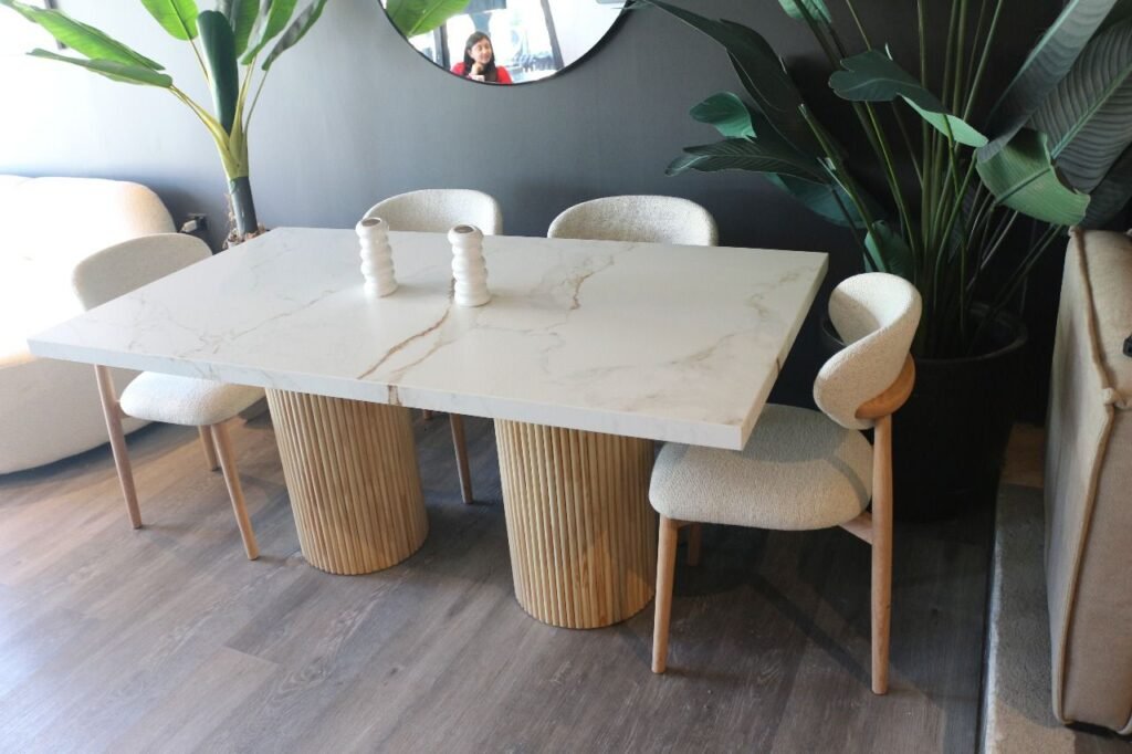 Mesa becca piedra SINTERIZADA – amueblaya